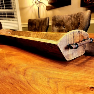 Rustic Reclaimed Wood Centerpiece, Table Decor, Farmhouse, Holiday ...