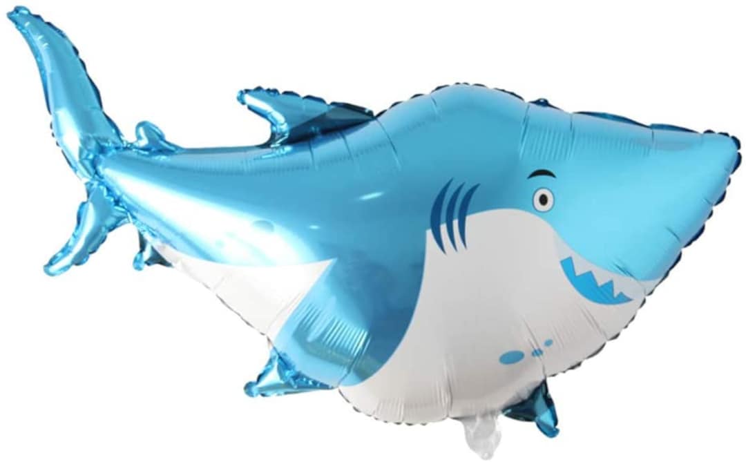 Foil Shark Balloon: Birthday Party Decoration - Etsy