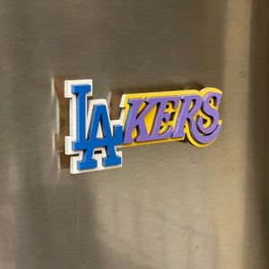 Lakers Dodgers Combo Magnet - Etsy