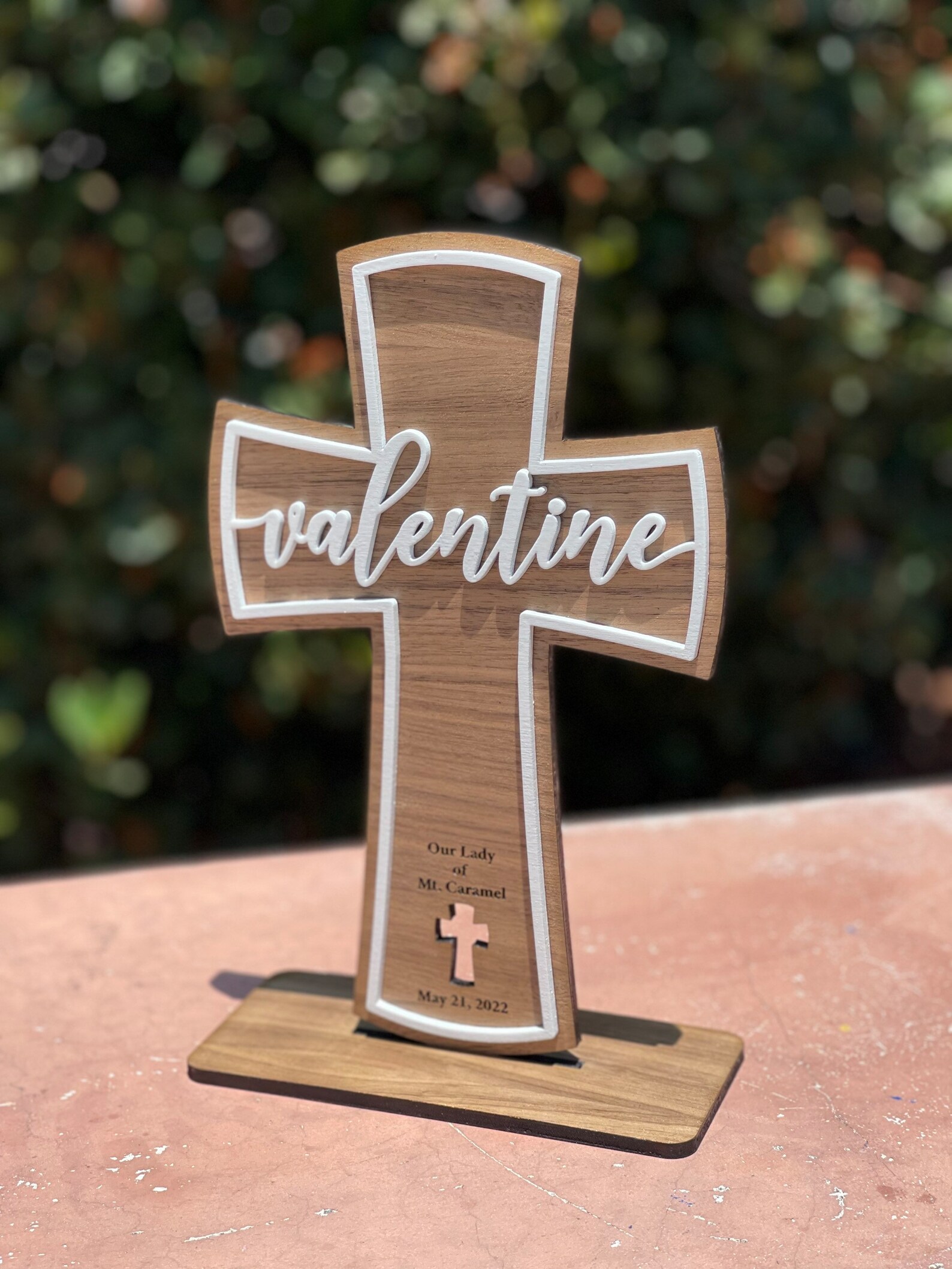 Custom Name Cross Baptism Cross First Communion Cross - Etsy