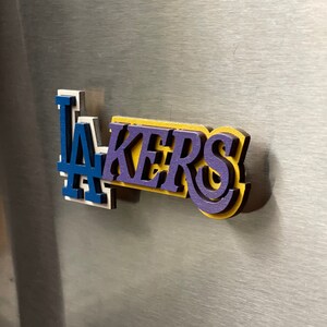 Lakers Dodgers Combo Magnet - Etsy