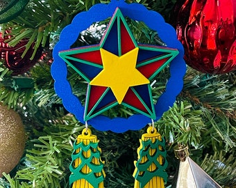 Filipino Parol Ornament | Etsy