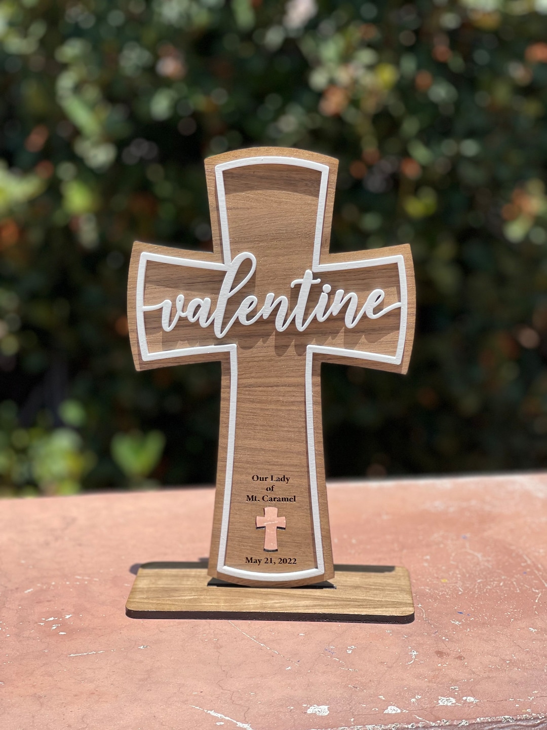 Custom Name Cross - Baptism Cross, First Communion Cross, Confirmation ...