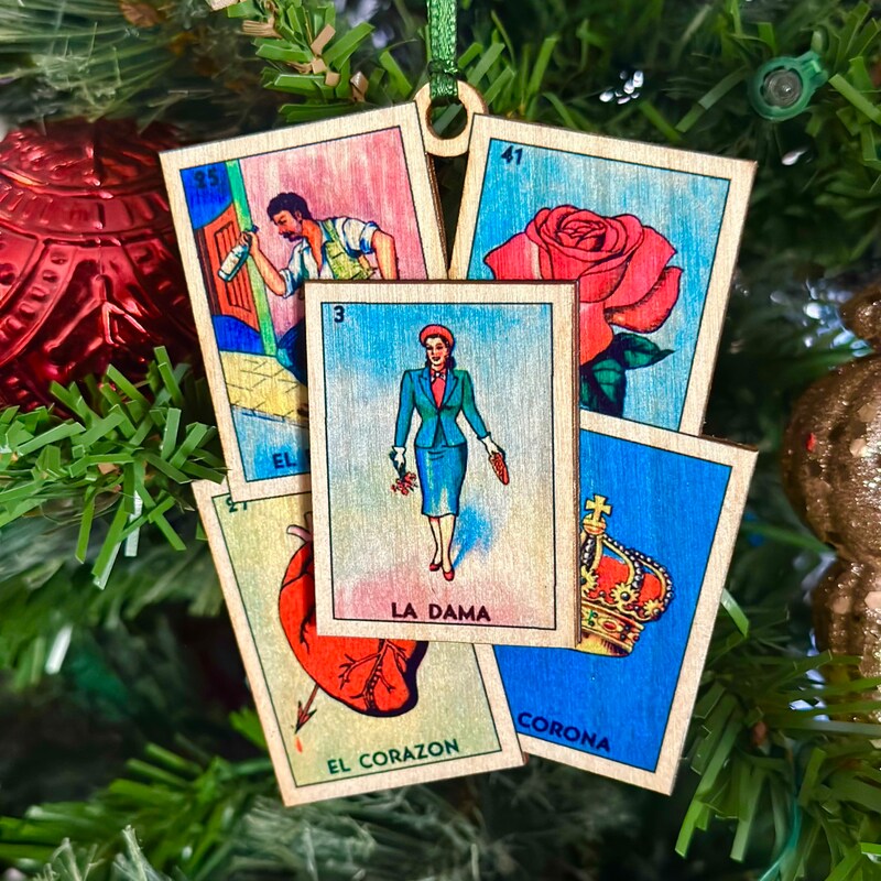 La Rosa Loteria Card - Etsy