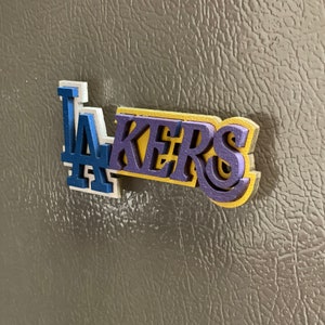 Lakers Dodgers Combo Magnet - Etsy