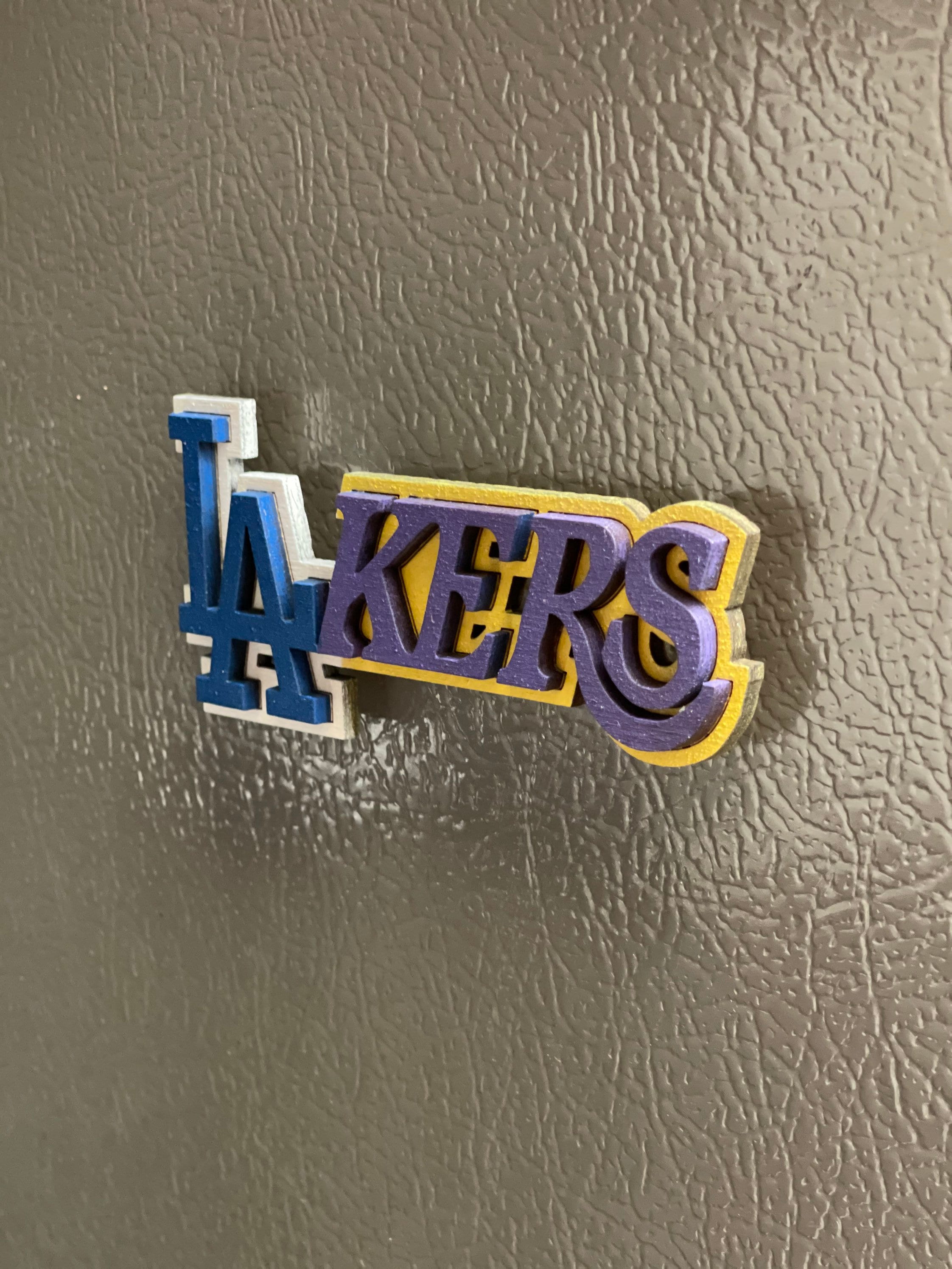 Lakers Dodgers Combo Magnet | Etsy