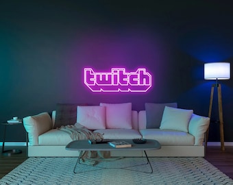 Twitch Logo Led Sign - Etsy