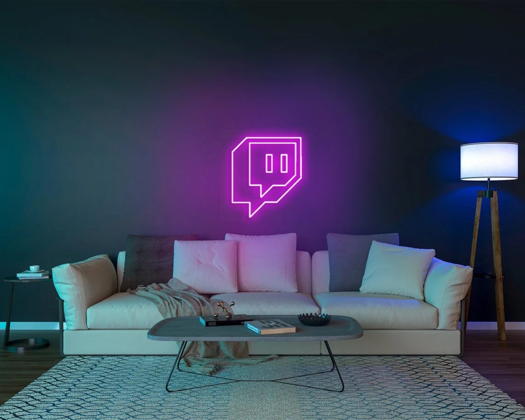 Streaming Room Decor Neon Light Sign Twitch Neon Light - Etsy
