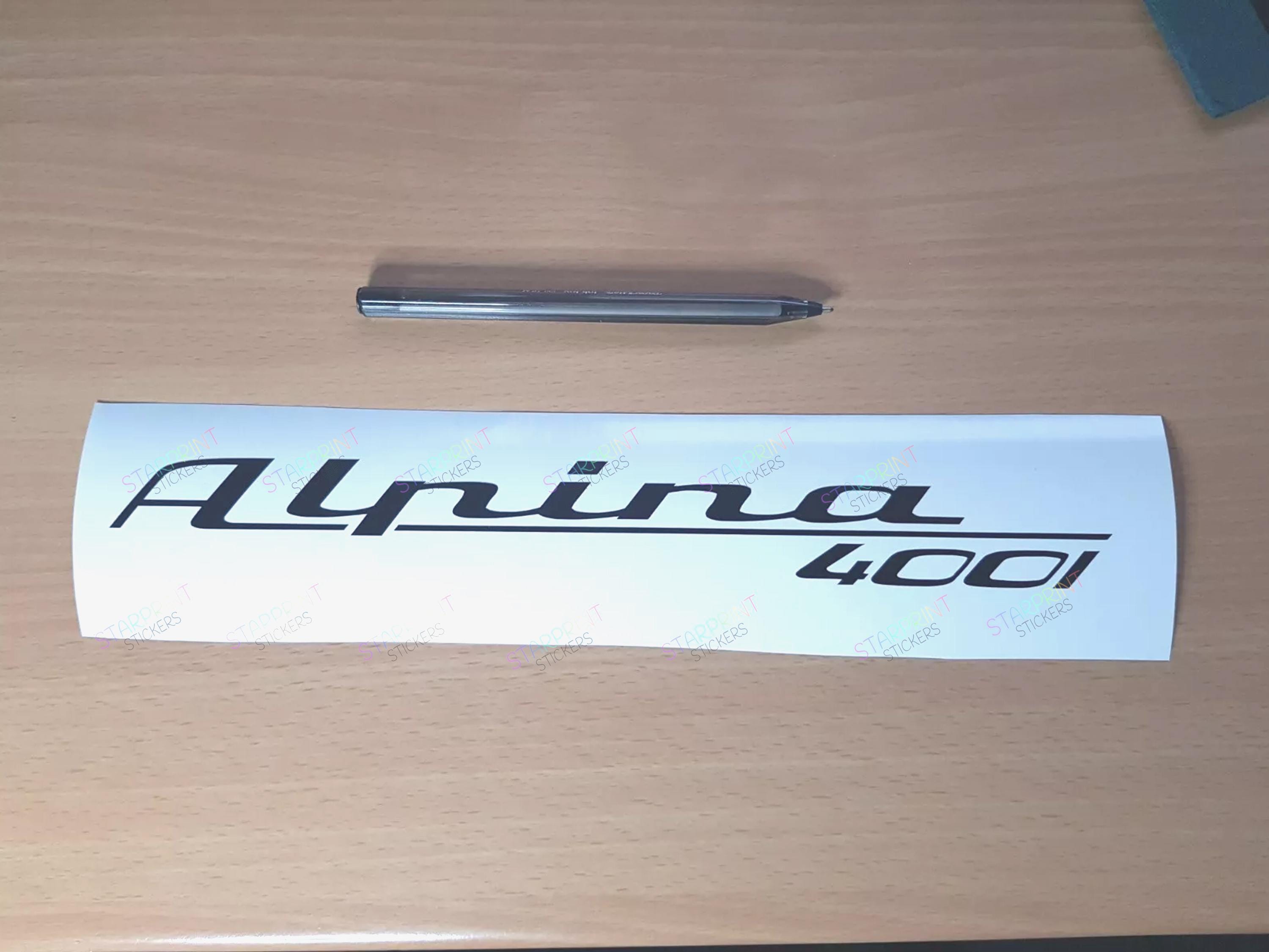 Alpina 4001 Glider Vinyl Decal Sticker Car Flight Box Van Hobby RC ...