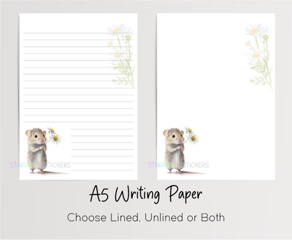 Pet Writing Paper
