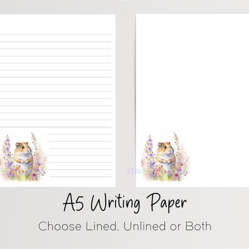Hamster Stationery Set - Etsy UK