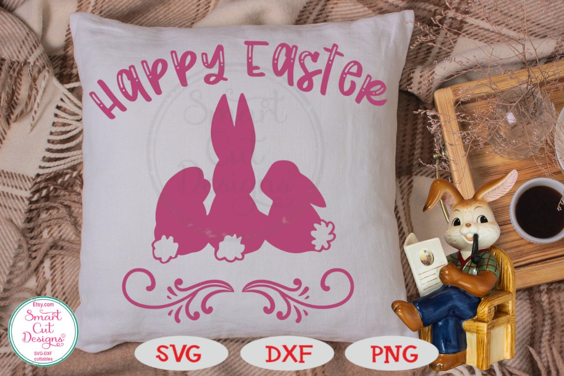 Happy Easter Svg Easter Bunnies Svg Easter Svg Easter Sign | Etsy