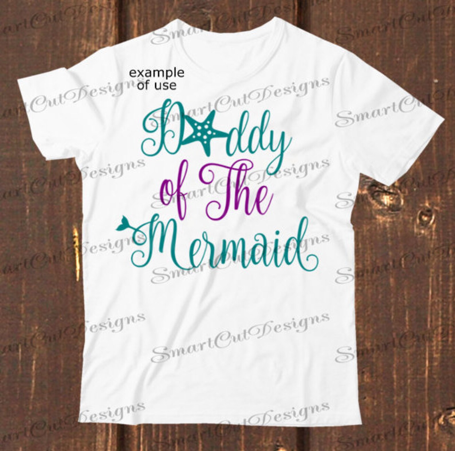 Daddy of the Mermaid Svg Mermaid Dad Svg Mermaid Father Svg - Etsy