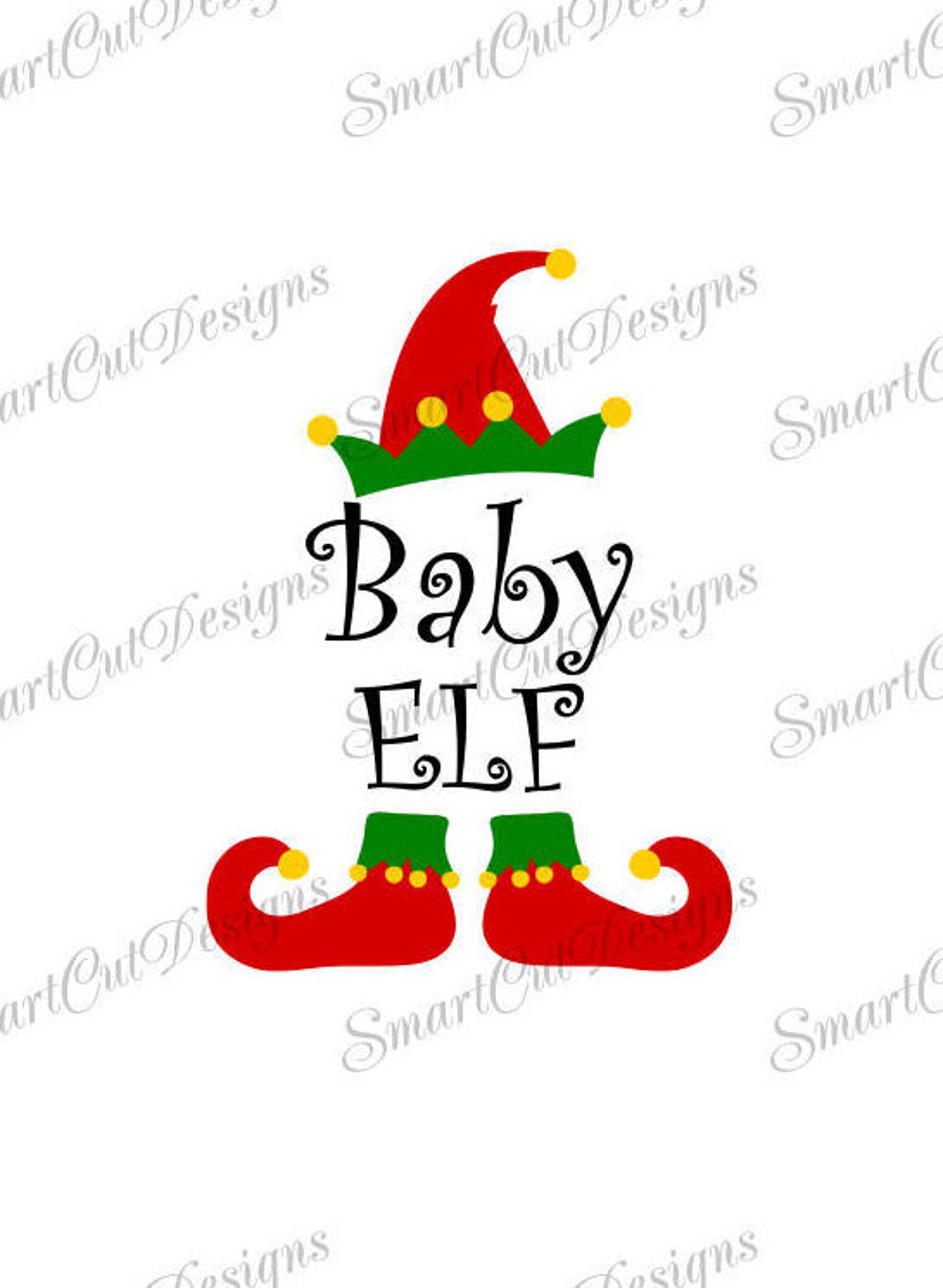 Baby Elf Svg Baby Elf Iron on Baby Elf Christmas Onesie Svg - Etsy