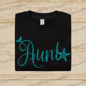 Aunt Svg Mermaid Aunt Svg Auntie Svg Aunt Mermaid Birthday Svg Files ...