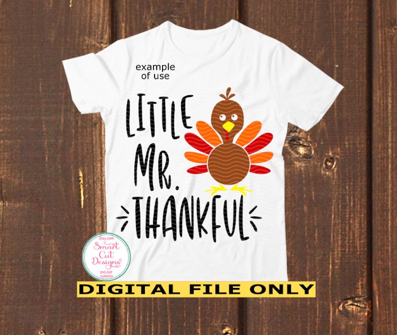 Mr.thankful Shirt Svg Thanksgiving Kids Shirt Svg Mister - Etsy