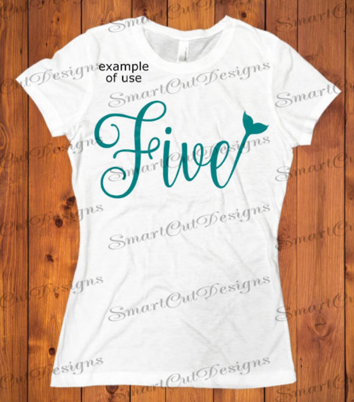 5th Birthday Svg Mermaid 5 Svg 5 Today Svg Five Svg Ocean | Etsy