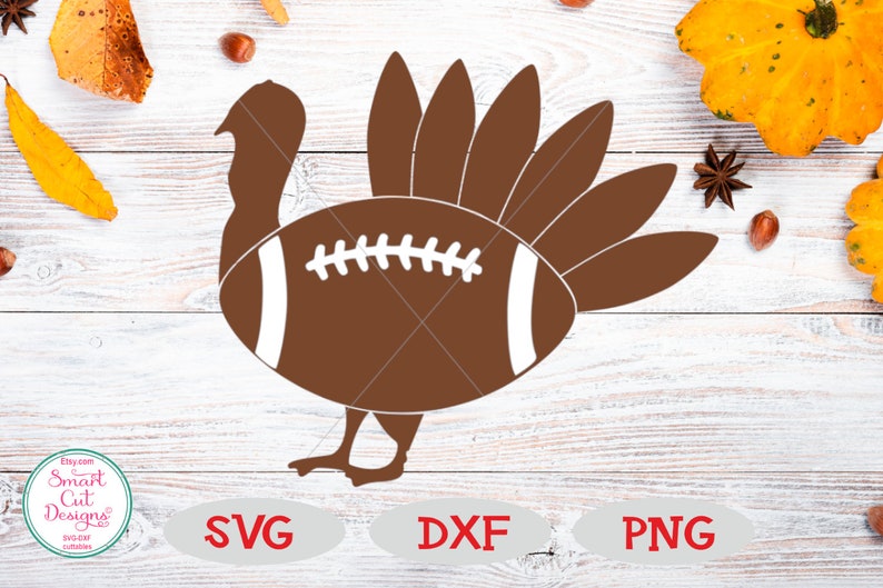 Turkey Football SVG Turkey Monogram Svg Boy Thanksgiving - Etsy