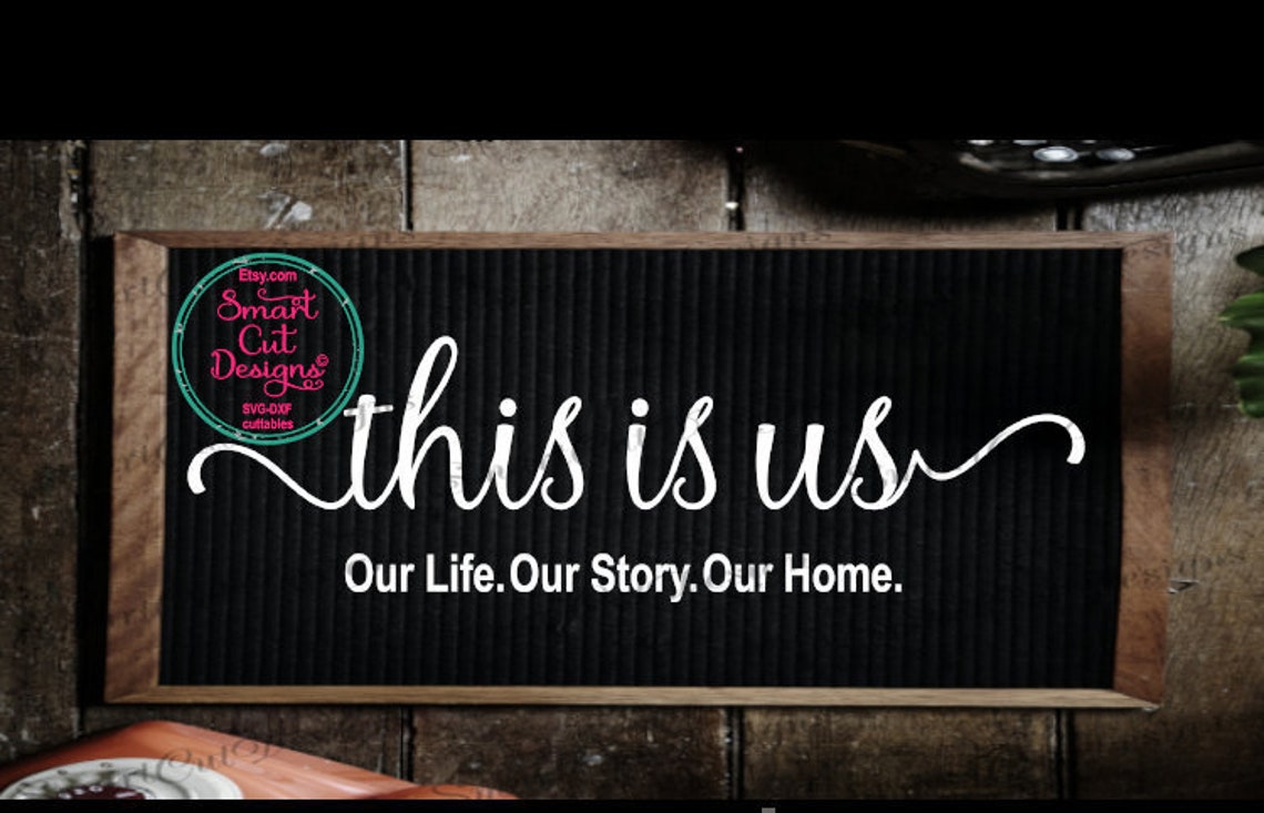 This is Us Svg Wooden Sign Svg Family Svg Anniversary Svg - Etsy