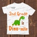 2nd Grade is Dino-mite Svg Second Grade Dinosaur Svg 2ng Grade Dinosaur ...