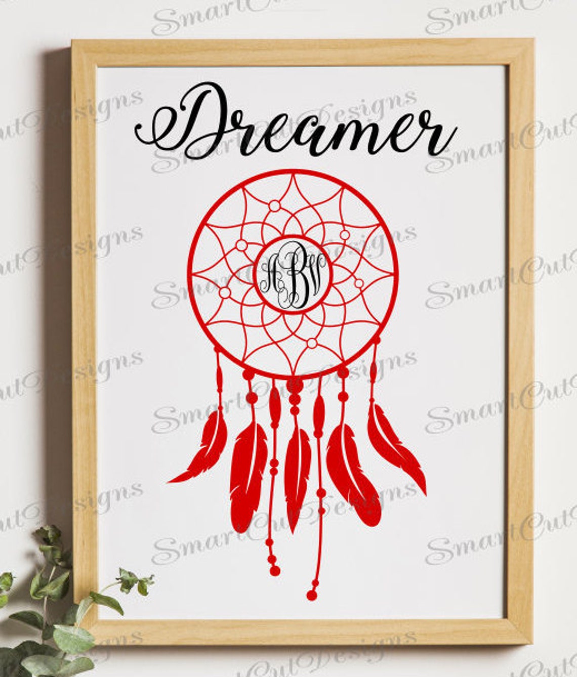 Dream Catcher Svg Collection Dream Catcher Monogram Svg Boho Monogram ...