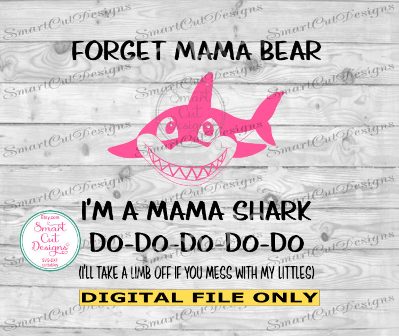 Mama Shark Svg Forget Mama Bear I'm A Mama Shark Svg Mama - Etsy