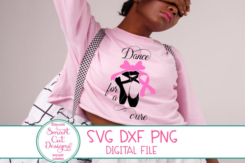 Breast Cancer Awareness Svg Dance for A Cure Svg Pink - Etsy