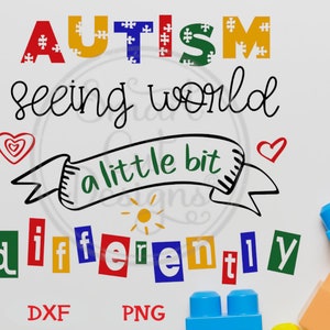 Autism Svg, Autism Saying Svg, Different Not Less, Autism Shirt Svg ...