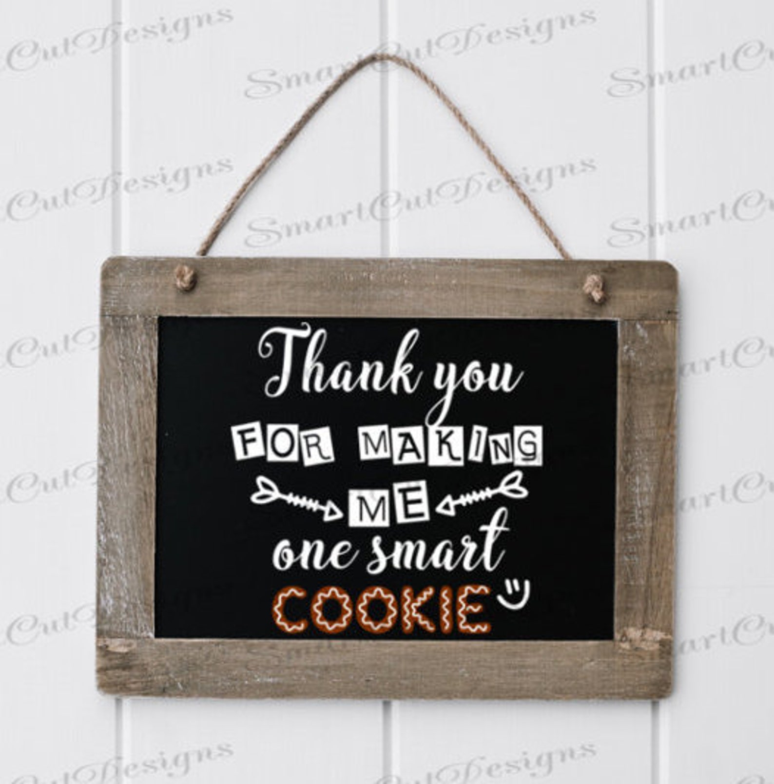 Thank You for Making Me One Smart Cookie Svg Teacher | Etsy