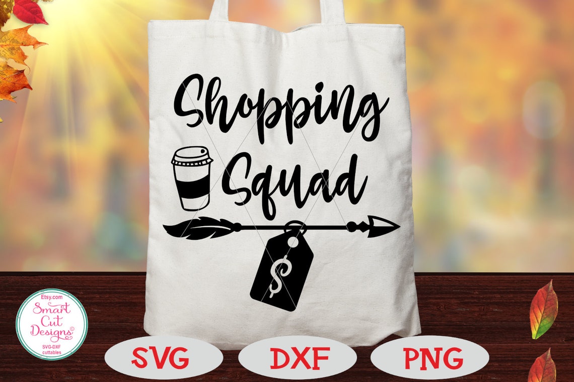Shopping Squad Svg Black Friday Svg Shopping Black Friday | Etsy