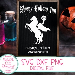 Sleepy Hollow Inn Svg Halloween Svg Sleepy Hollow Svg Halloween Wooden ...