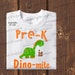 Pre-k Svg Pre-k is Dino-mite Svg First Day at Pre-k Dinosaur Svg Back ...