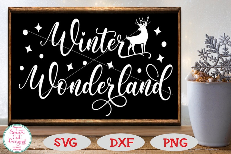 Christmas Sign Svg Winter Wonderland Sign Svg Christmas - Etsy