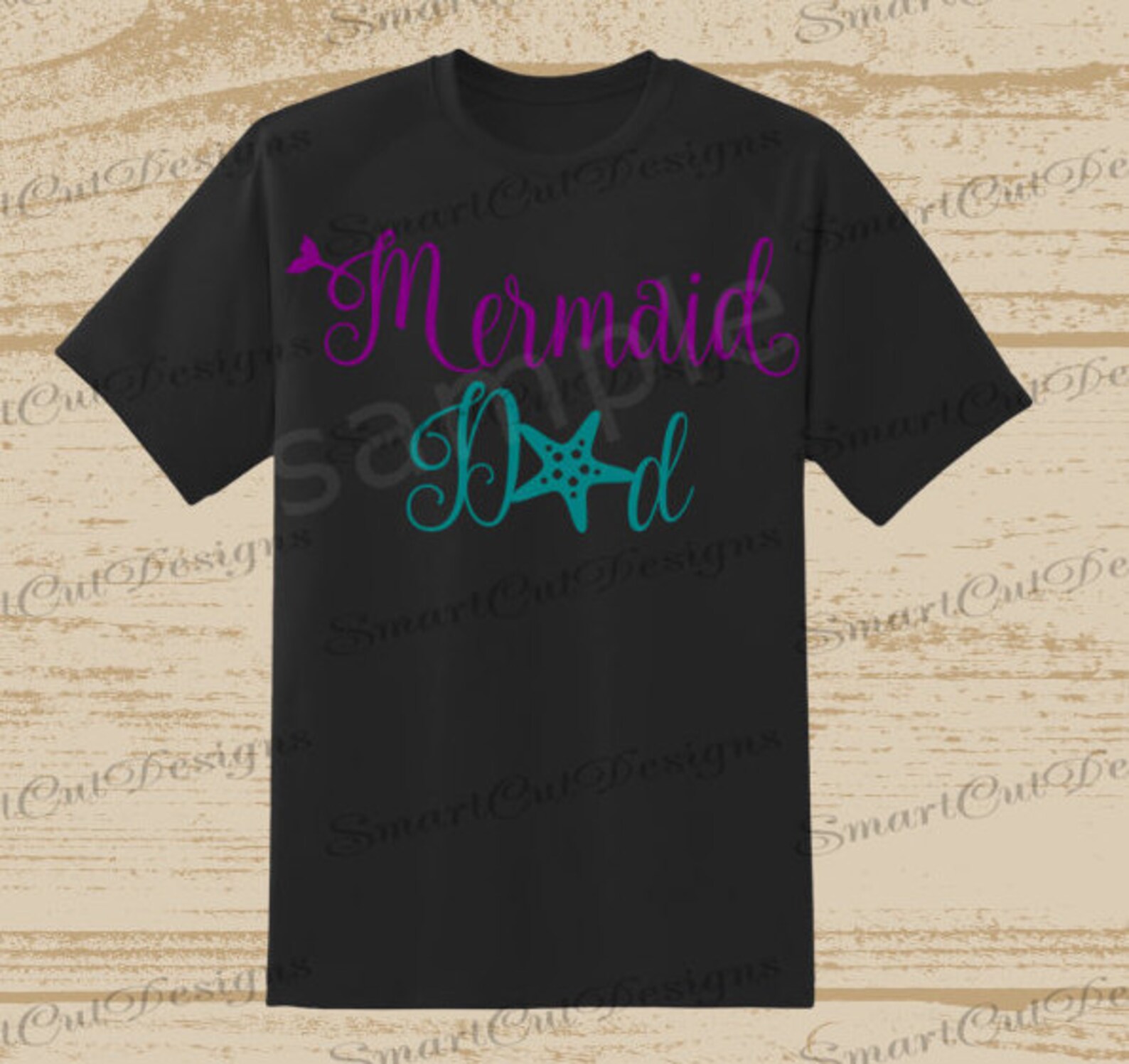 Mermaid Dad Svg Dad Svg Dad of A Birthday Girl Svg - Etsy