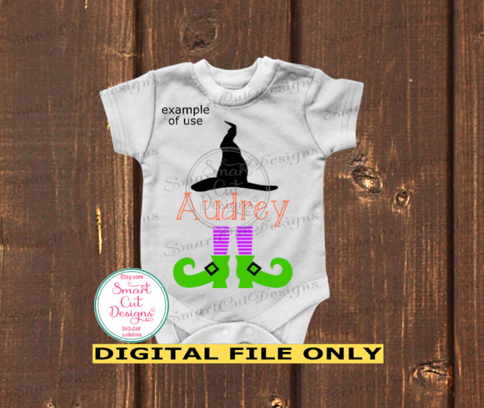 Witch Monogram Svg Halloween Kids Monogram Svg Halloween Witch Monogram ...