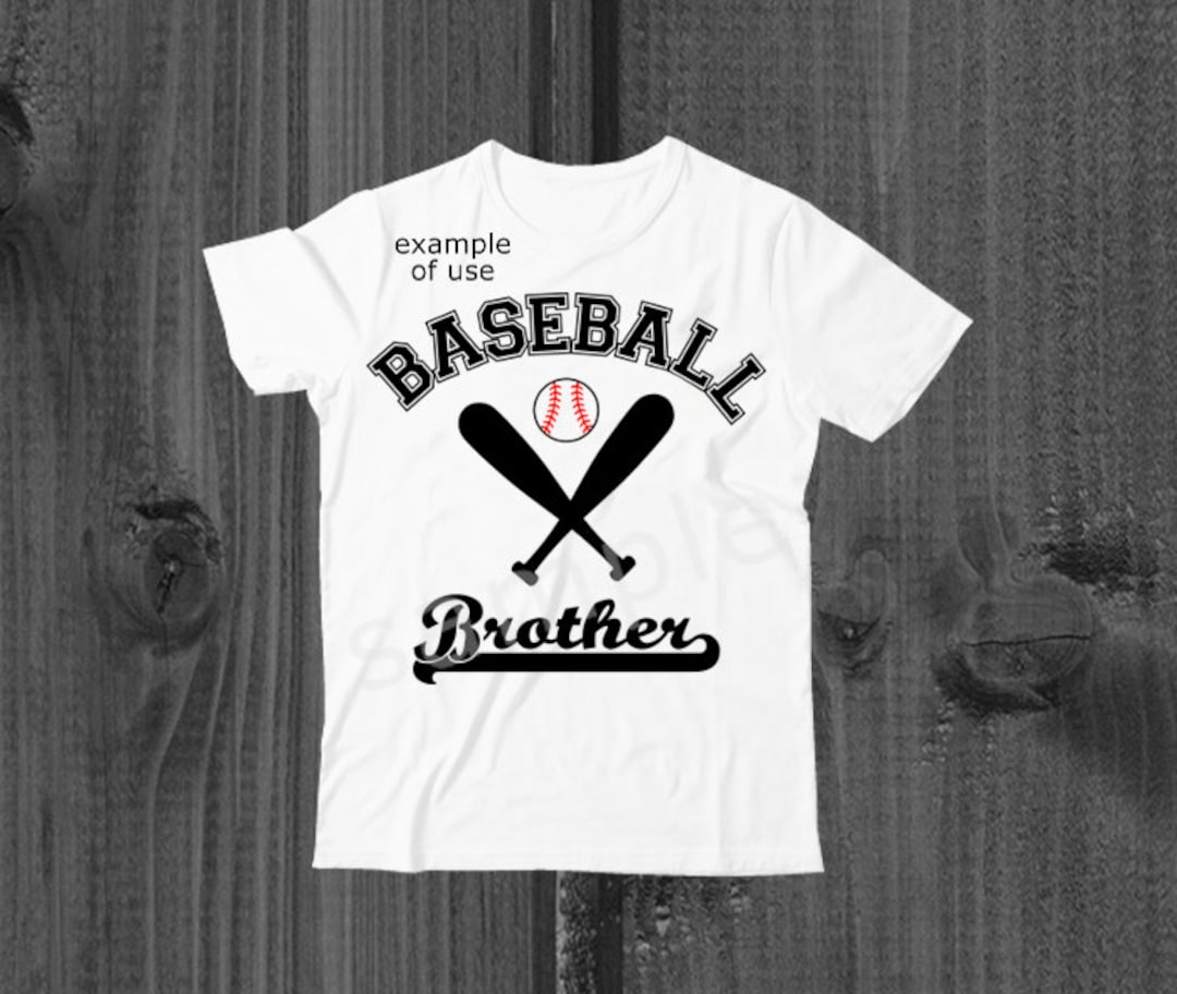 Baseball Brother SVG Baseball SVG Baseball Brother Iron on Baseball Cut ...