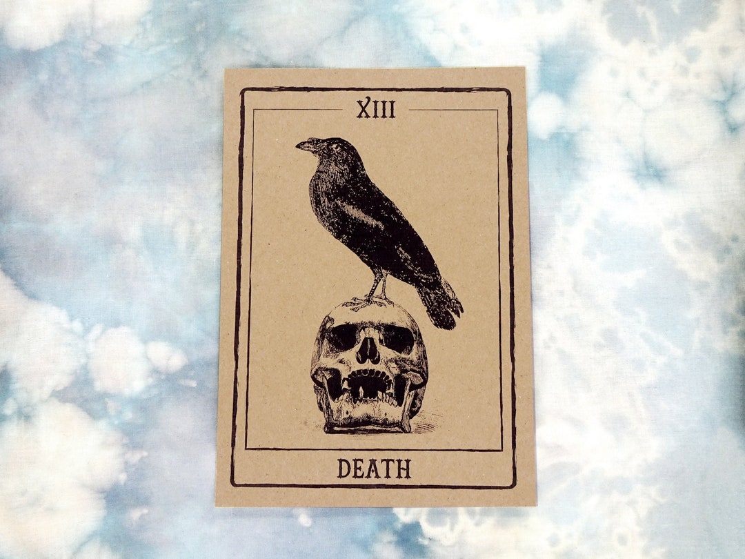Death Tarot Card Art Print - Etsy