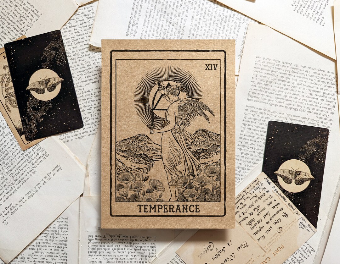 Temperance Tarot Card Art Print - Etsy