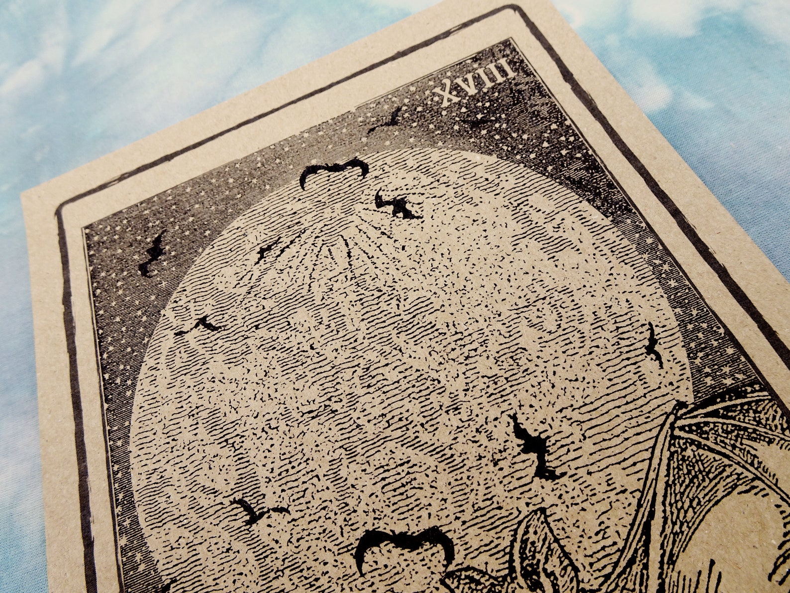 The Moon Tarot Card Art Print | Etsy UK