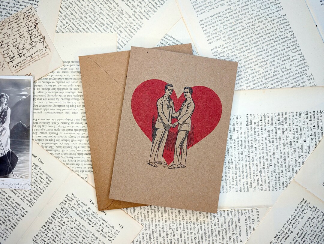 Vintage Gentlemen Greeting Card Anniversary / Valentine's / Wedding - Etsy