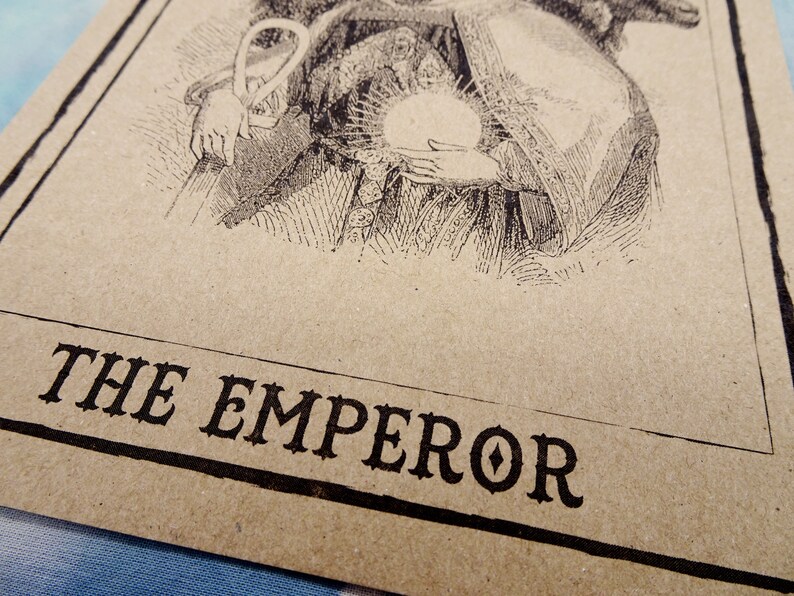 The Emperor Tarot Card Art Print - Etsy UK