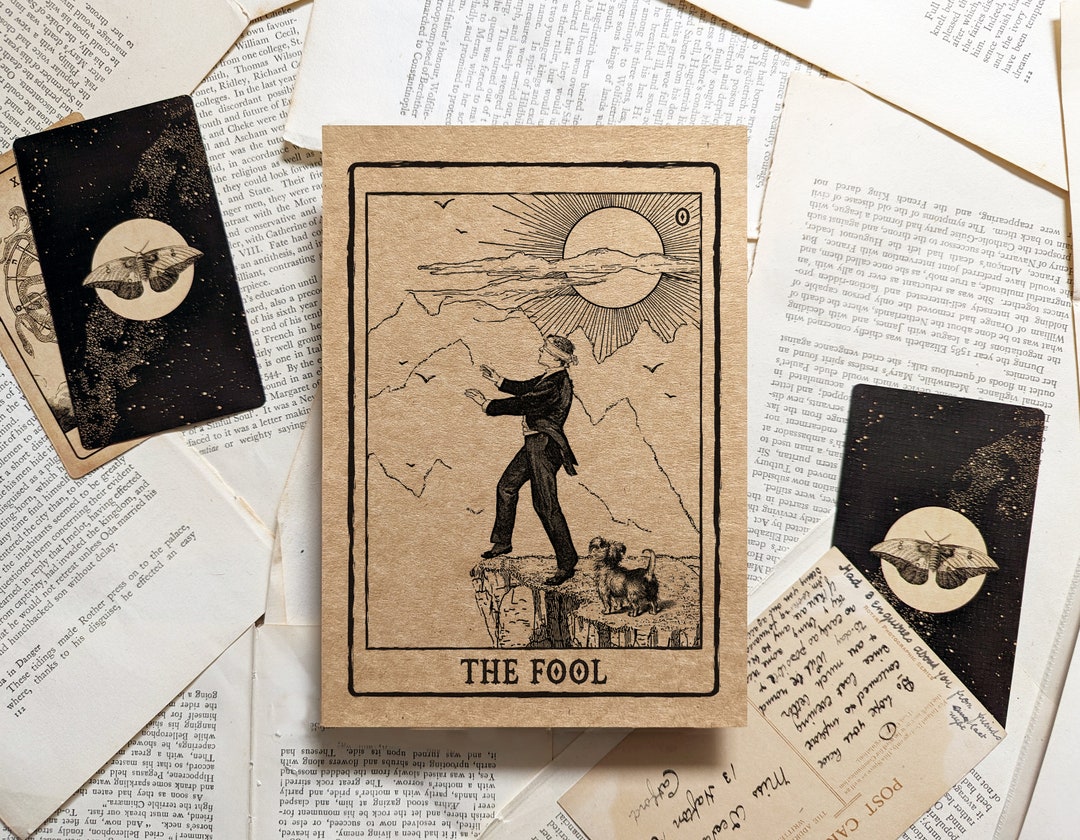 The Fool Tarot Card Art Print - Etsy