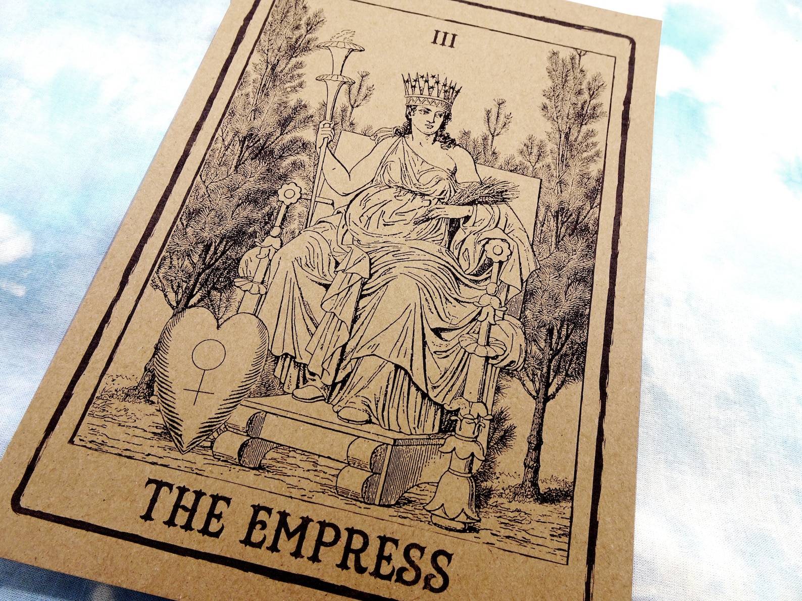 The Empress Tarot Card Art Print | Etsy