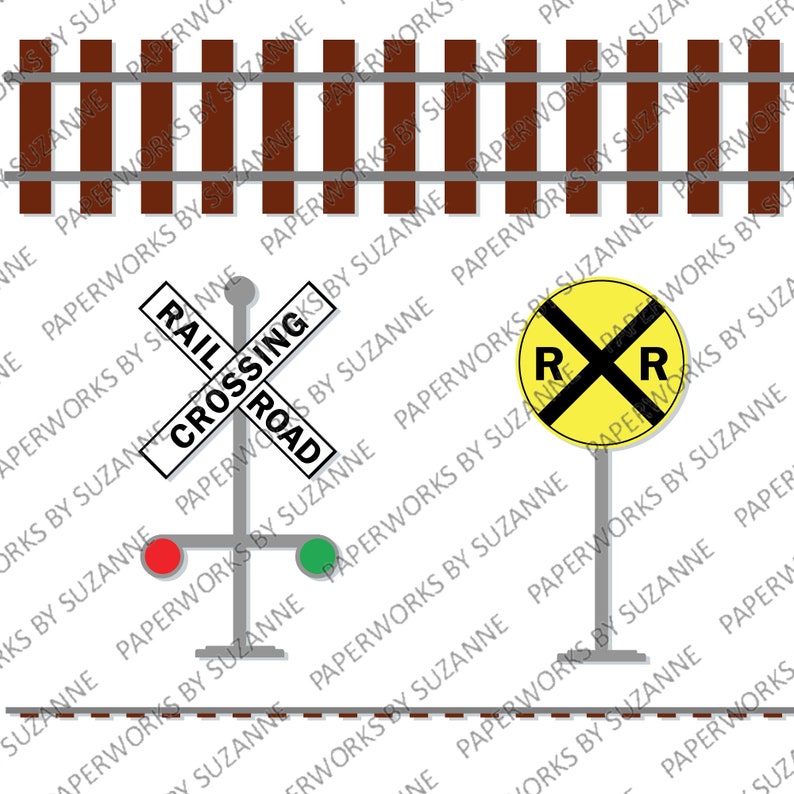 Train Set .SVG .studio3 .GSP for Silhouette, Cricut and Other Machines ...