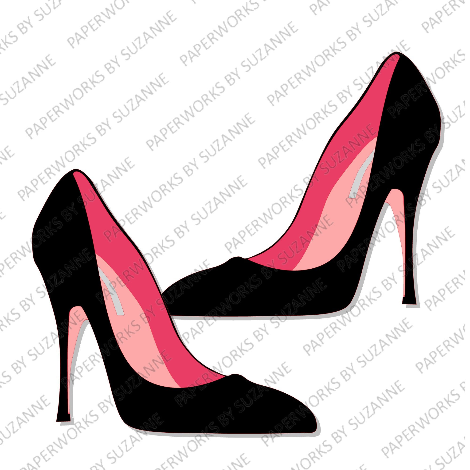 Stiletto Heels .SVG .Studio3 .GSP for Silhouette Cricut and | Etsy