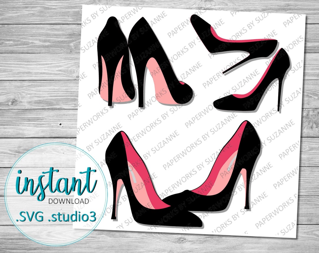 Stiletto Heels .SVG .studio3 .GSP for Silhouette, Cricut and Other ...
