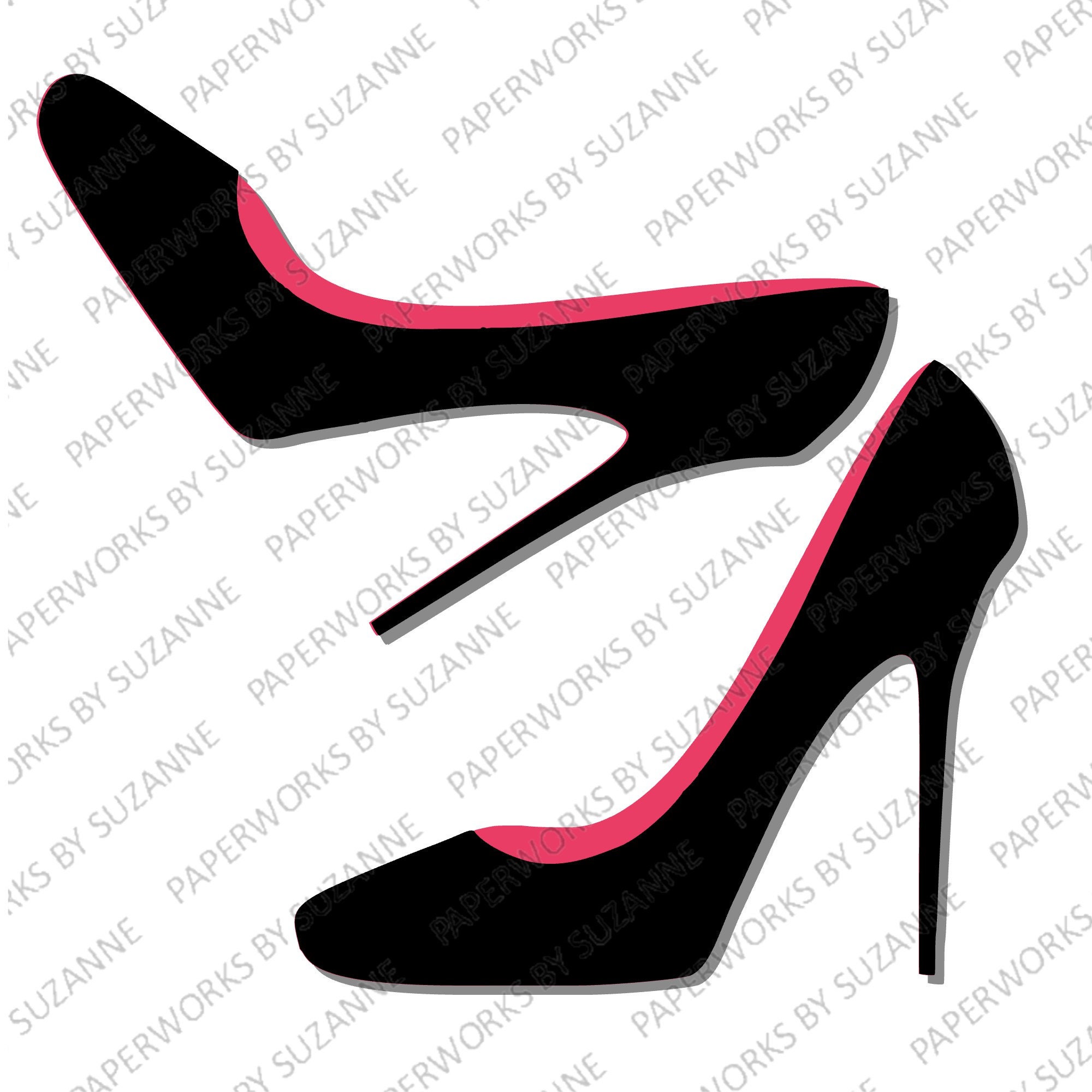 Stiletto Heels .SVG .Studio3 .GSP for Silhouette Cricut and | Etsy