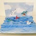 DIY Ocean Pop-up Card Template: Hand-painted Design (digital Download ...