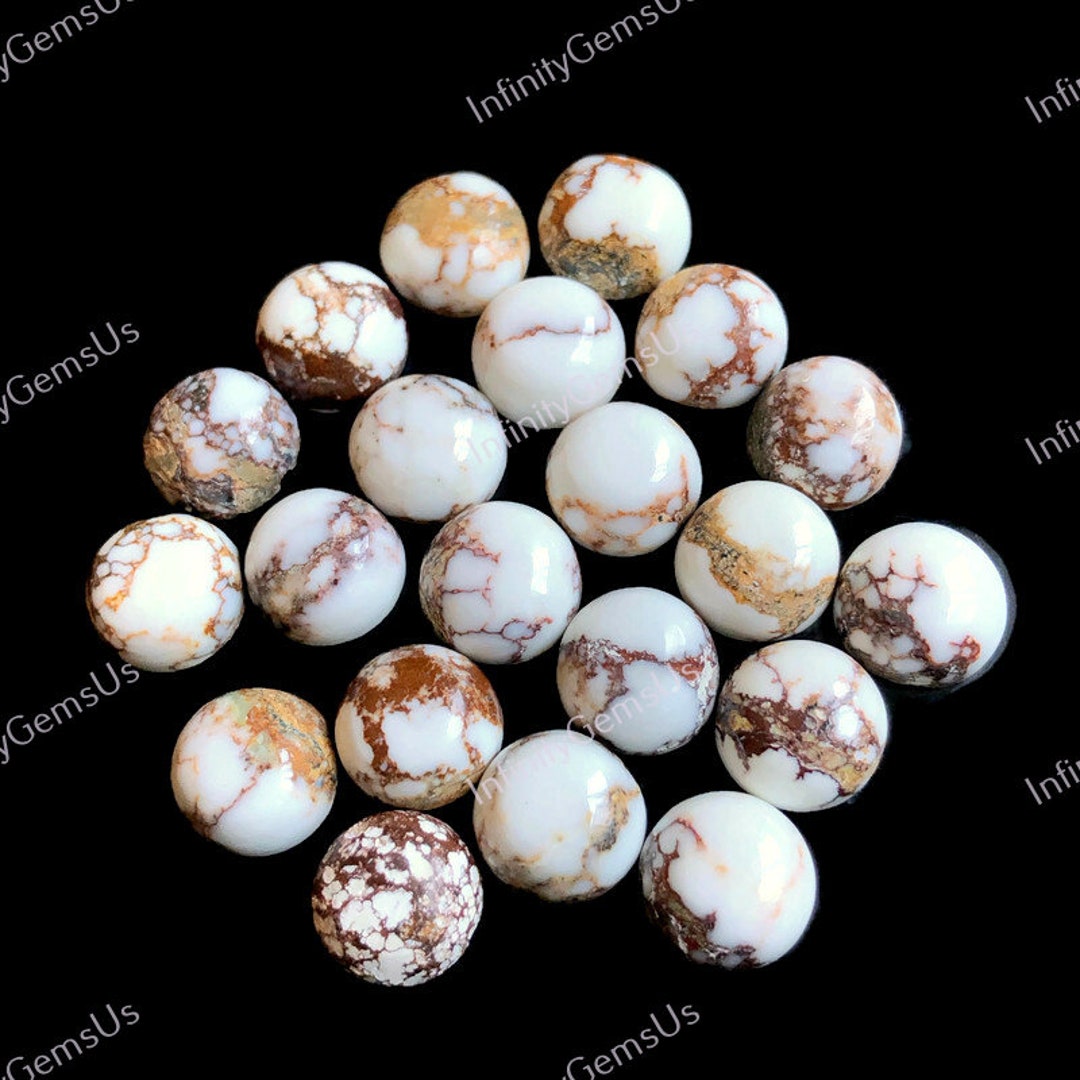 Wild Horse Jasper 10mm Round Shape Cabochons, CALIBRATED Wild Horse ...