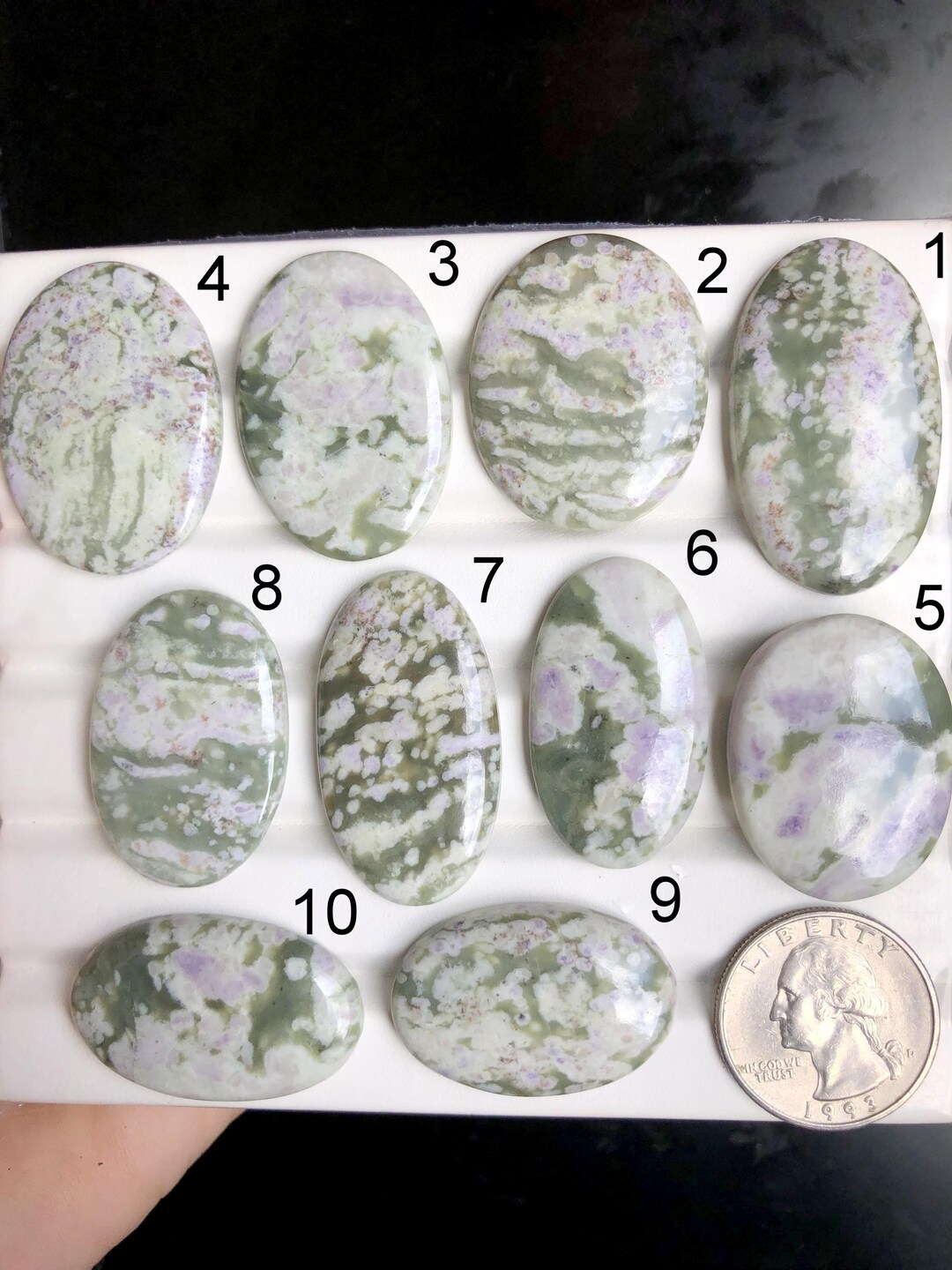 SELECTED Peace Jade Cabochon, Natural Semi Precious Gemstone for ...